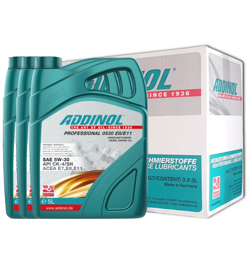 Addinol Professional 0530 E8/E11 / 3 x 5 Liter